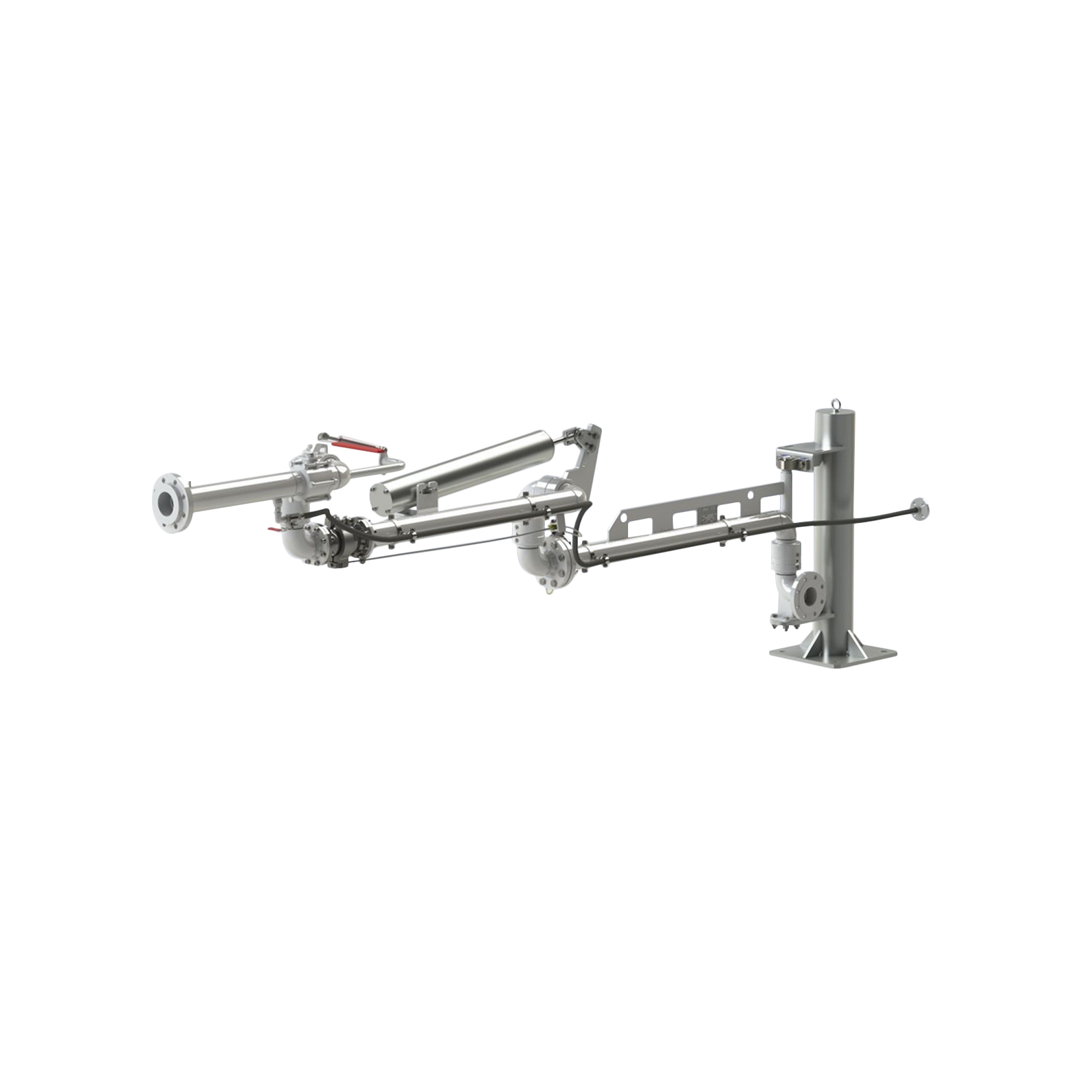 Loading arms for flexible and safe NH3 transfers