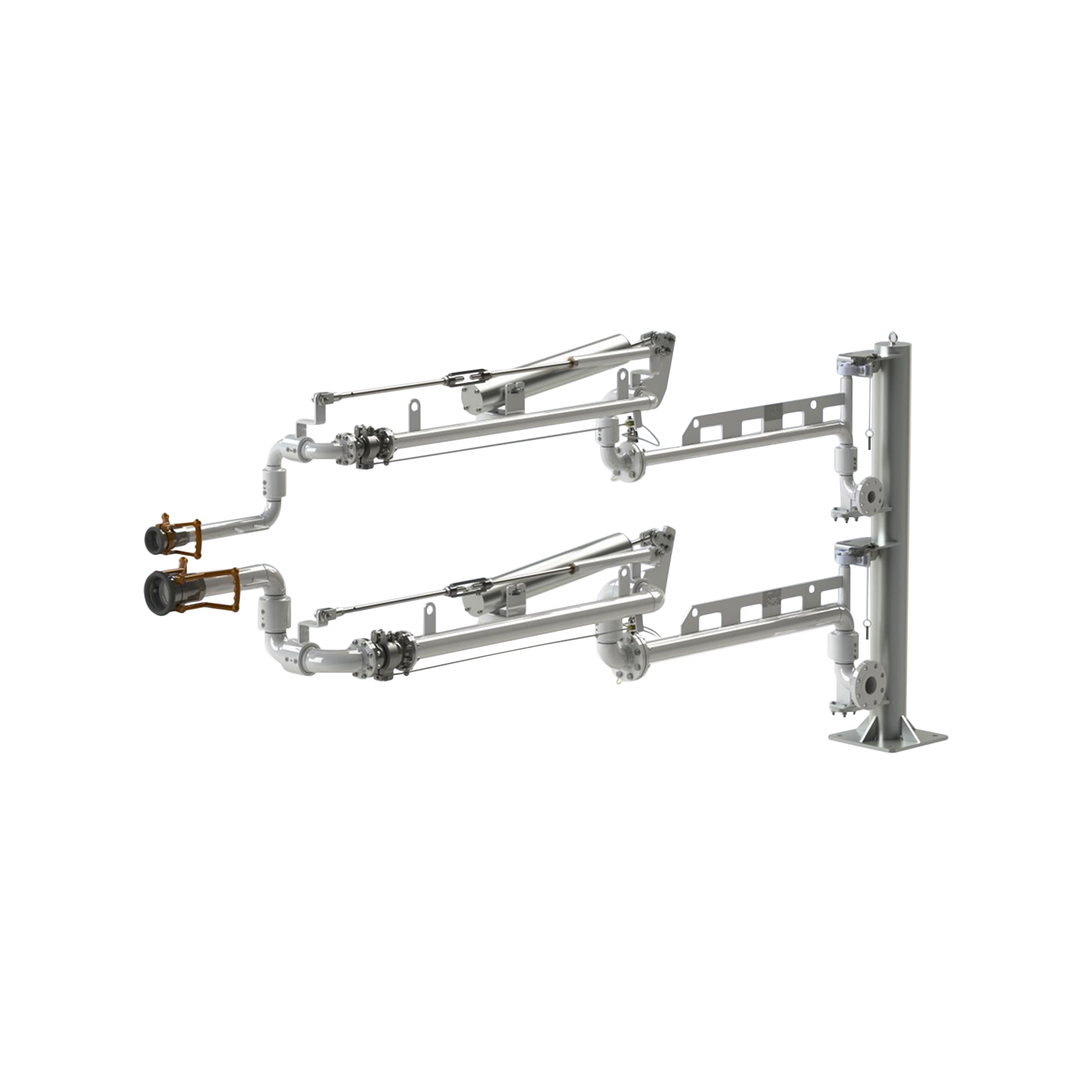 Loading arms for flexible and safe NH3 transfers